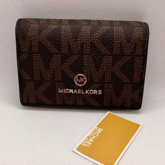 Michael Kors | Bags | Michaelkors Jet Set Charm Small Flap Id Card Case ...